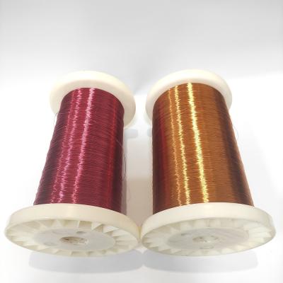 China High Temperature Resistant QY-2/220 Polyimide Enameled Copper Round Wire for High-frequency Transformers for sale