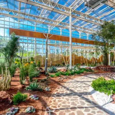 China Intelligent Temperature-Controlled Venlo-Type Glass Greenhouse Equipped with Precision Irrigation and Environmental Monitoring Systems for sale