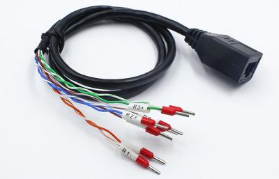 Cina fermaglio di 8p8c RJ45 al cavo terminale pressato a freddo TMCABLE060131 della toppa di Ethernet Rj45 in vendita