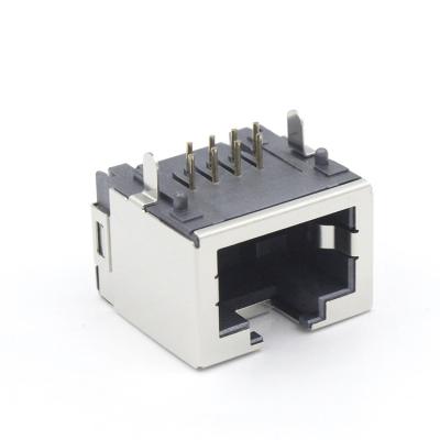 Cina Connettore femminile del PWB RJ45 del singolo porto con magnetica integrata TM5JE811EXX12 in vendita