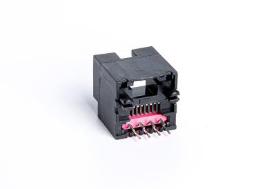 Cina Le singole posizioni Unshielded 8 di orientamento 8 del porto il RJ45 180° della linguetta giù contatta TM52F811SXX43 in vendita