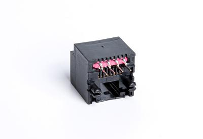 Cina Le singole posizioni Unshielded 8 di orientamento 8 del porto il RJ45 180° della linguetta giù contatta TM52F811SXX43 in vendita