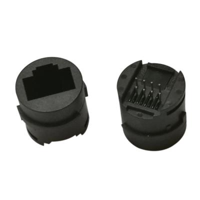 China Rectangle Waterproof Rj45 Ethernet Connector / Rj45 Female Connector for sale