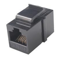 China CAT6 Unshielded RJ45 Single Port Modular Jack 8P8C Connector 125V 1.5A Rating for sale