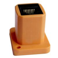China 180 Degree Panel RJ45 Female Adapter Straight Extension 8P8C 125V 1.5A Network Connector for sale