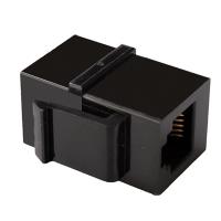 China 6P6C RJ11 Inline Coupler Without Transformer - 125V 1.5A Rating - UL RoHS Certified Modular Adapter for sale