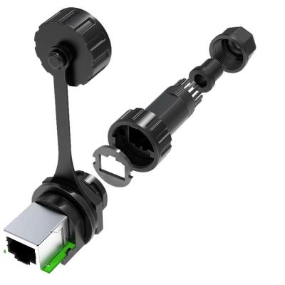 China Waterproof Rj45 Adapter Female To Female Dustproof  Industrial Grade à venda