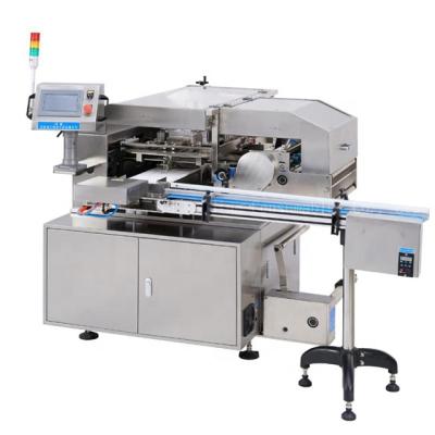 China WBG680 food mask 3d box wrap packaging machine auto facial automatic transparent film fold wrapper machine for sale