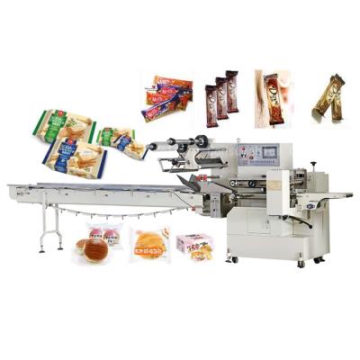 China High Quality Stability Spaghetti Flow Wrapping Machine Bread Food Medicine Pillow Packaging Machine for sale