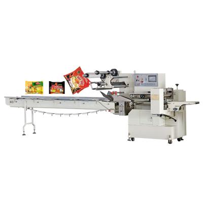 China Food Flow Packer Instant Noodles Wrapping Horizontal Package for sale