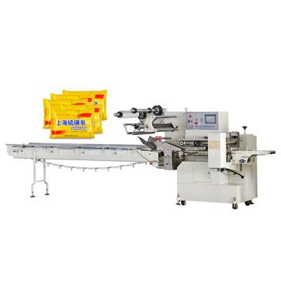 China WANBON High Speed ​​Normal Handmade Food Paper Bag Shower Soap Flow Packing Machine Soap Packaging Machine for sale