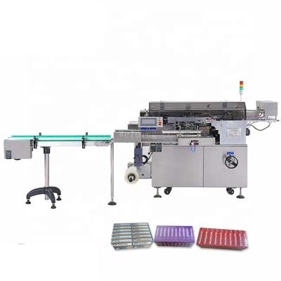 China Mini Portable Food Cellophane Wrapping Machine Metal Shell Manual Condom Box BOPP Soap Wrap Packaging for sale