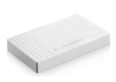 China EPON ONU 1*GEPON(TX1310nm/RX1490nm,20Km,LC),2*10/100Base-T,1*POTS,plastic shell,external power,DC 10.8~13.2V  EN2000-02V for sale