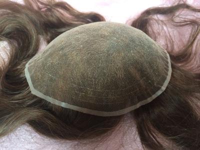 China Elegant-wig high quality bleached knots French lace base toupee for women for sale