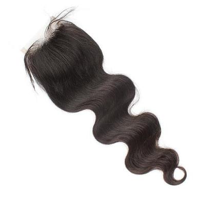 China Hot Sale Indian Hairpiece Natural Black Body Wave Lace Front Closure With Baby Hair In Stock for sale