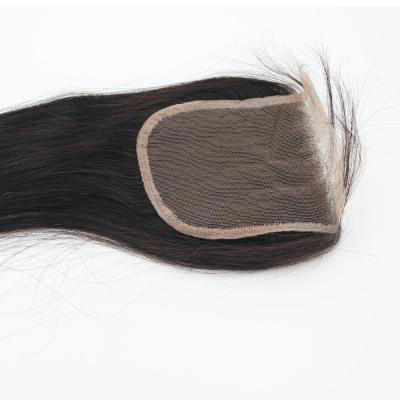 China Factory Price Bleached Knots Full Swiss Lace Closure In Stock for sale