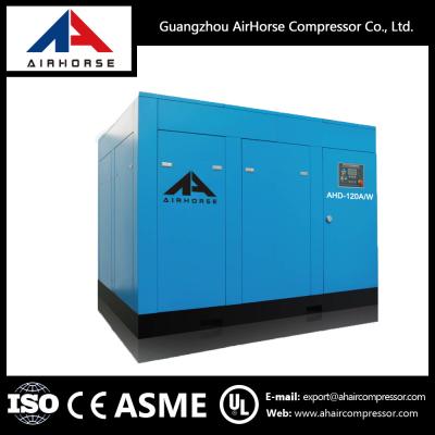 China High Quality silent Direct driven rotary double screw air compressor 100hp for sale