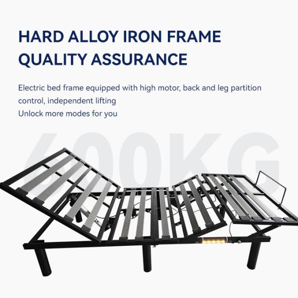 China OEM Customized Queen King Smart Bed Adjustable Zero Gravity Anti Snoring supplier