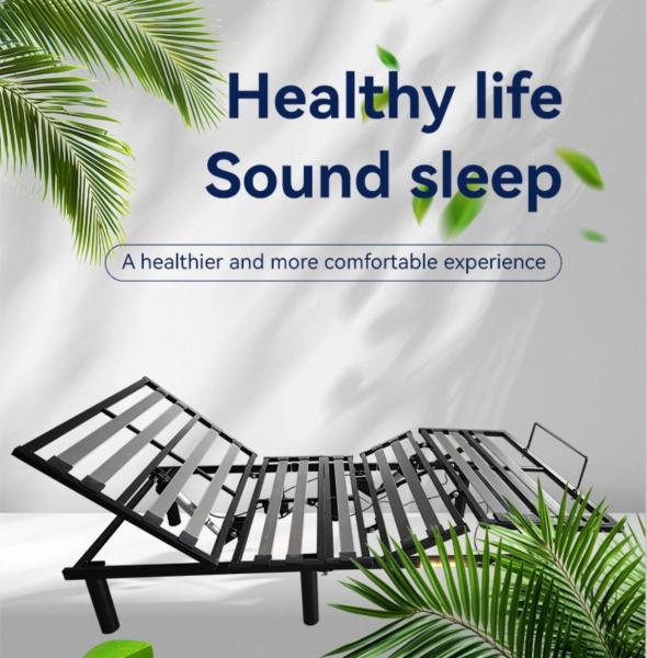 China Custom Full Size Smart Bed Adjustable Wireless Remote Control Smart Bed supplier