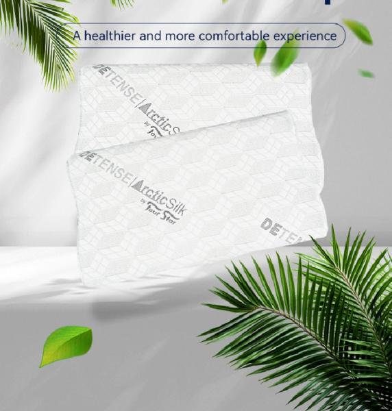 China POE Polymer 4D Air Fiber Pillow Anti bacterial / Mite Washable Highly Supportive supplier