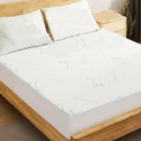 Waterproof Hypoallergenic Mattress Cover Fitted Sheet Bamboo Jacquard Mattress factory price