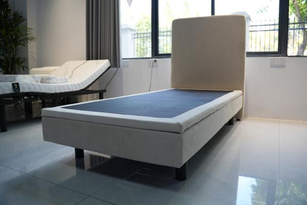 Quality Black Smart Adjustable Bed Wireless Remote Control Steel Smart Base Bed for sale