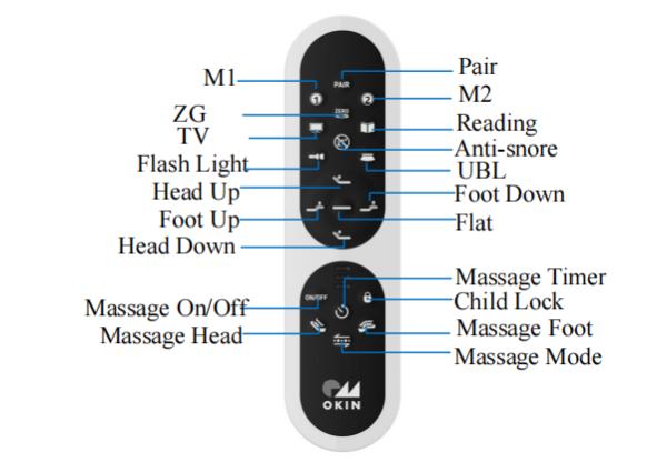 Quality Sturdy Smart Adjustable Bed Humanized Design With Underbed Lighting for sale