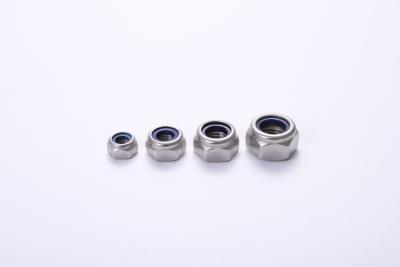 Cina Iso 10511 DIN 985 Insert Nylon Hex Lock Nut Fasteners Hot Dip Galvanized M10x1 25 M20x1 5 M24 M3 M4 M5 in vendita