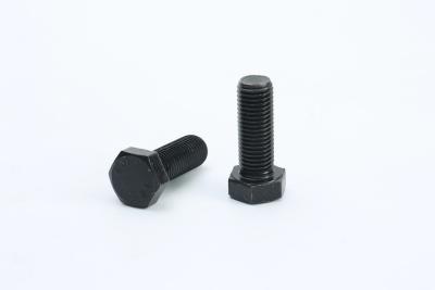 China Black Bolt Din 933 Hexagon Head Screws Nut M10x20 M12 X 40 M16x1 5 M6x12 Full Thread Fijne draad Te koop