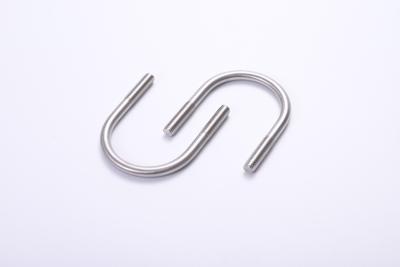 China Stalen band U Bolt Din 3570 M16 M6 M8 Type A B C Dn50 Dn600 A23 A52 A64 Warm geplatte ASME B18.31.5 Te koop