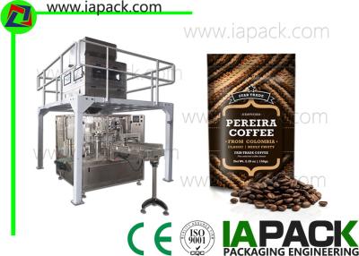 Cina La macchina imballatrice automatica dei chicchi di caffè sta sul sigillatore del riempitore della chiusura lampo del sacchetto in vendita