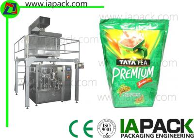 Cina macchina imballatrice del sacchetto di Premade della bustina di tè 500g compreso la scala lineare in vendita
