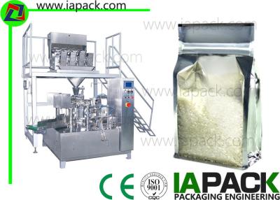 Cina Impacchettatrice preformata rotatoria della borsa per la macchina imballatrice del sacchetto di Premade del riso in vendita