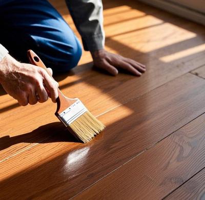 China Vaste houten vloer met duurzame afwerking Te koop