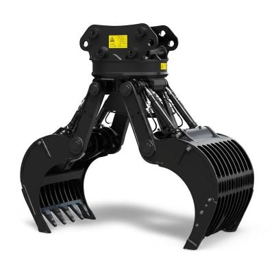 China Heavy-Duty Hydraulic Grab with High-Torque Grip, Wear-Resistant Steel, and 360° Free Rotation for Excavators for sale