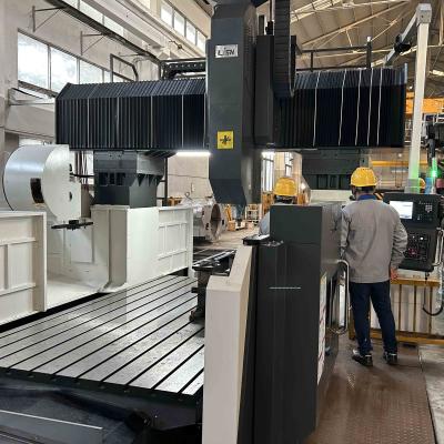 China GL4025 Vertical CNC Double Column Milling Machine Stable 6000rpm for sale