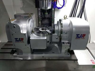 China Pneumatic Brake 5 Axis Rotary Table CNC Machine Tjr Tilting Index Turntable for sale