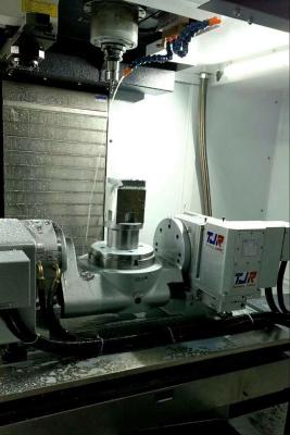 China Pneumatic Brake 5th Axis CNC Machine Rotary Table Tilting Index Turntable for sale