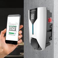 China Wallbox EV Charger 4m Cable RFID APP Control 7KW Type 2 Charger for sale