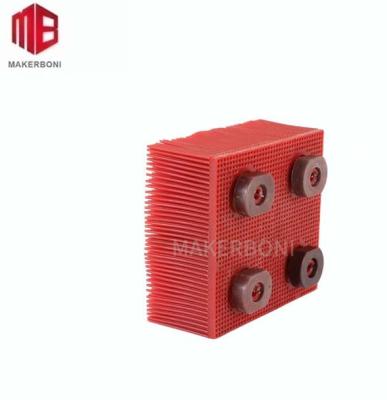 China Red Nylon Bristle Block for Vector VT5000 VT7000 Cutting Machines | Industrial Grade Bristle Brush for sale