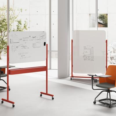 China Flex  Conference Rooms Mobile Whiteboard On Casters Multifunctional Magnetic for sale