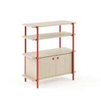 China FLEX Sturdy Multi Layer Office Storage Shelves Cupboards Minimalist Design Custom for sale