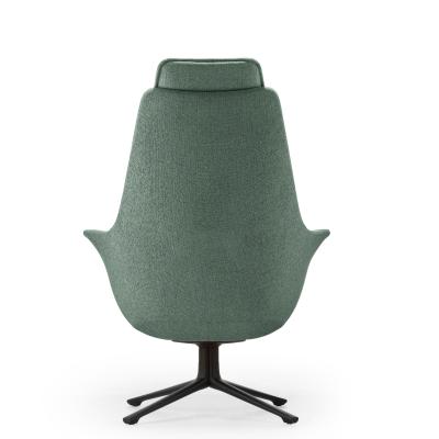 China Soft Fabric Supreme Visitor Chair Luxury Office Reclining Chair With Matching Ottoman for sale