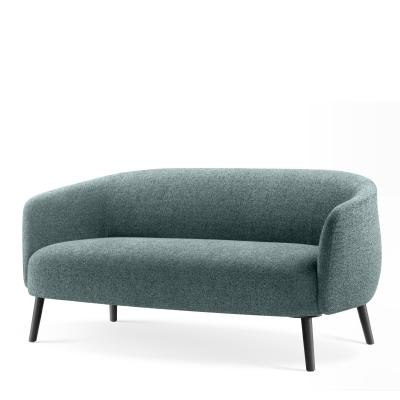 China Plush Modern Office Couch , Bouncy Fabric Waiting Area Sofa For Small Spaces for sale