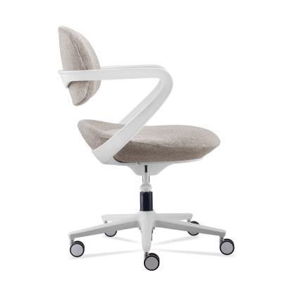 China Compact Shell Shaped Modern Office Chairs With Wheels Contemporary Office Chair for sale