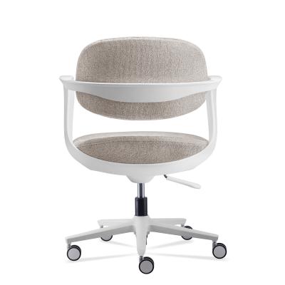 China Compact Shell Shaped Modern Office Chairs With Wheels Contemporary Office Chair for sale