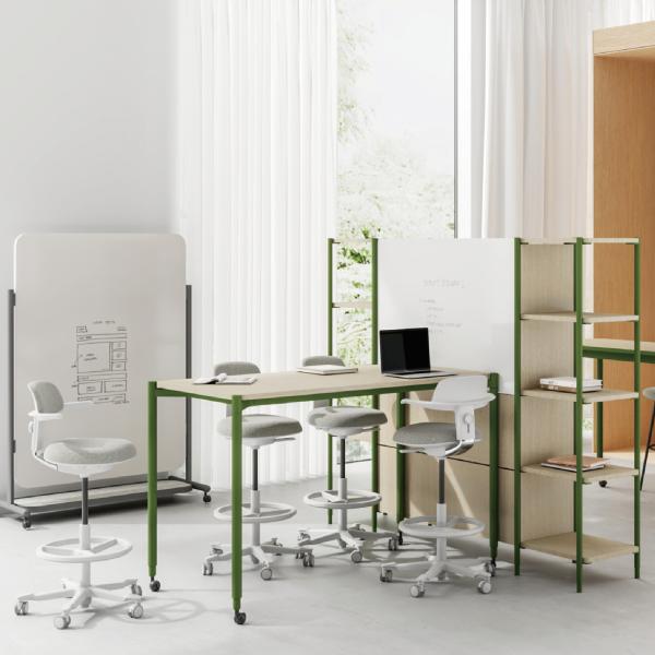 Quality FLEX Office Rectangular Versatile Modular Table With Casters For Easy Reposition for sale