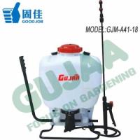 China Manual Backpack Sprayer 15L Red Button Switch Double Conical Nozzle 0.2-0.4 Mpa for sale