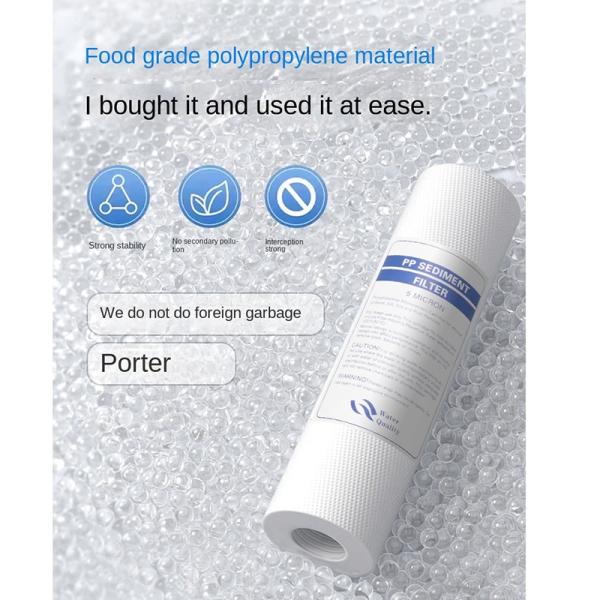 Quality Electric 1 Micron/5 Micron PP Sediment Water Filter Cartridge Pre-Filtration for Outdoor Household Car RV Hotel Use for sale