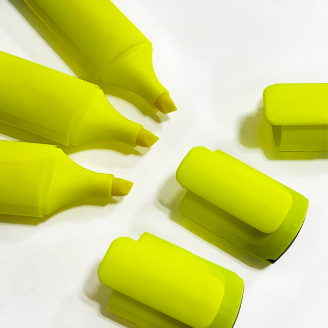 Facoty Wholesale 12PCS Yellow School And Office Fluorescent Ink Window ...
